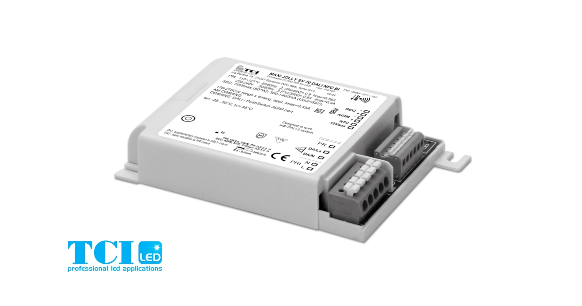 MAXI JOLLY 70 DALI NFC BI (142122) - LED Drivers